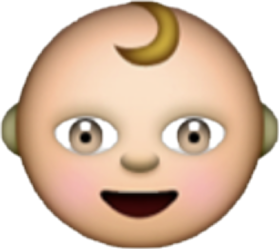 Baby Emoji Freetoedit Sticker By Linnea Kuure
