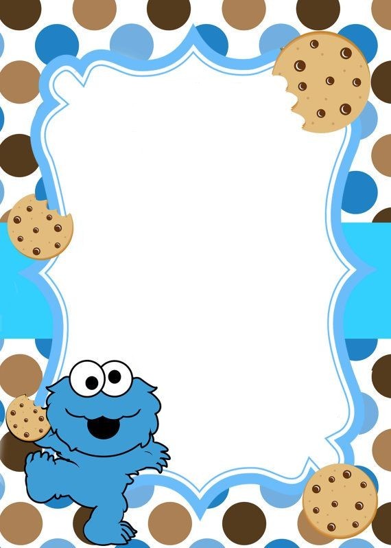 Cumplea os Babyshower Cookiemonster Image By vainolslunaro