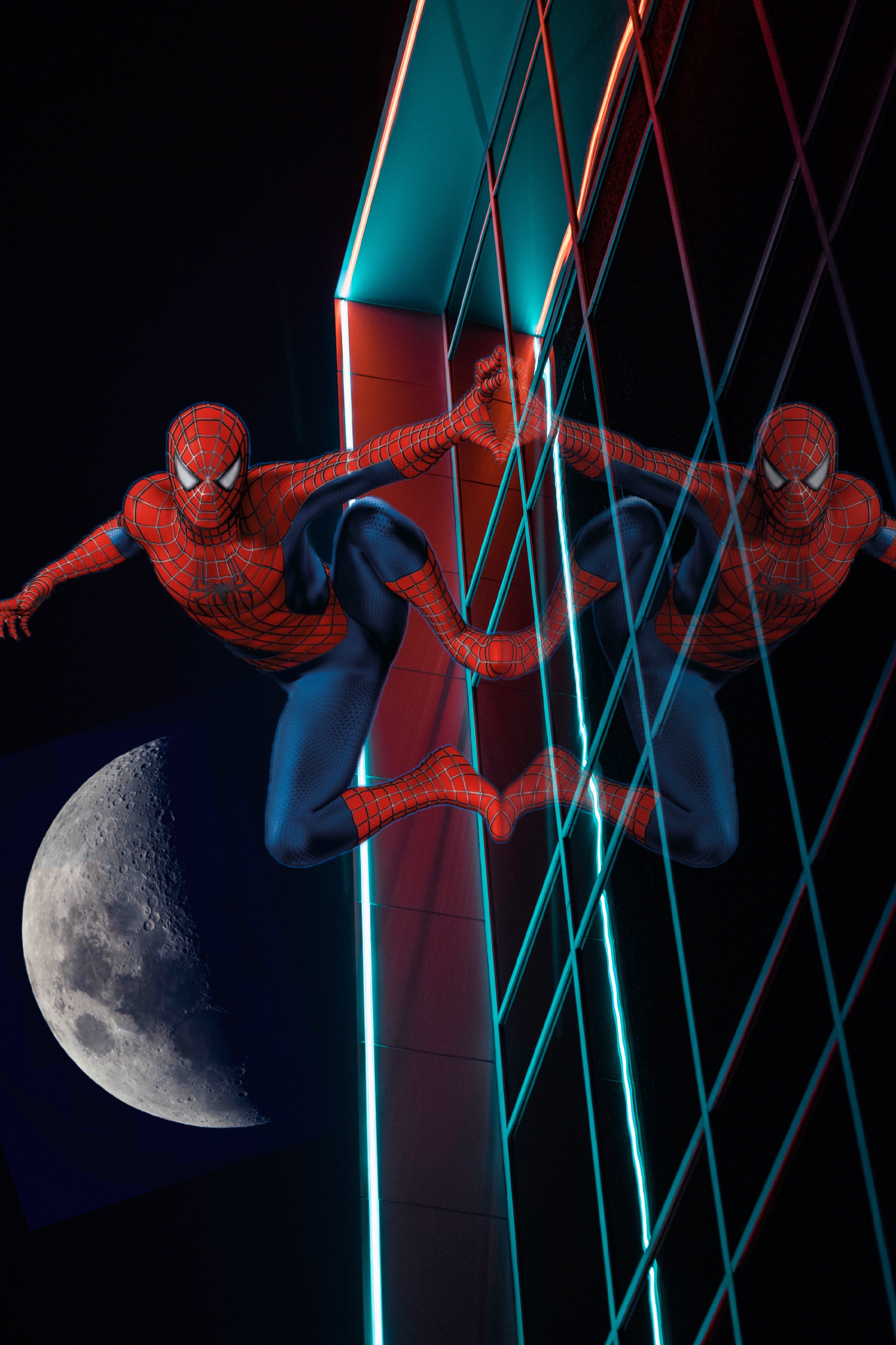 Spiderman Wallpaper Reflections Art