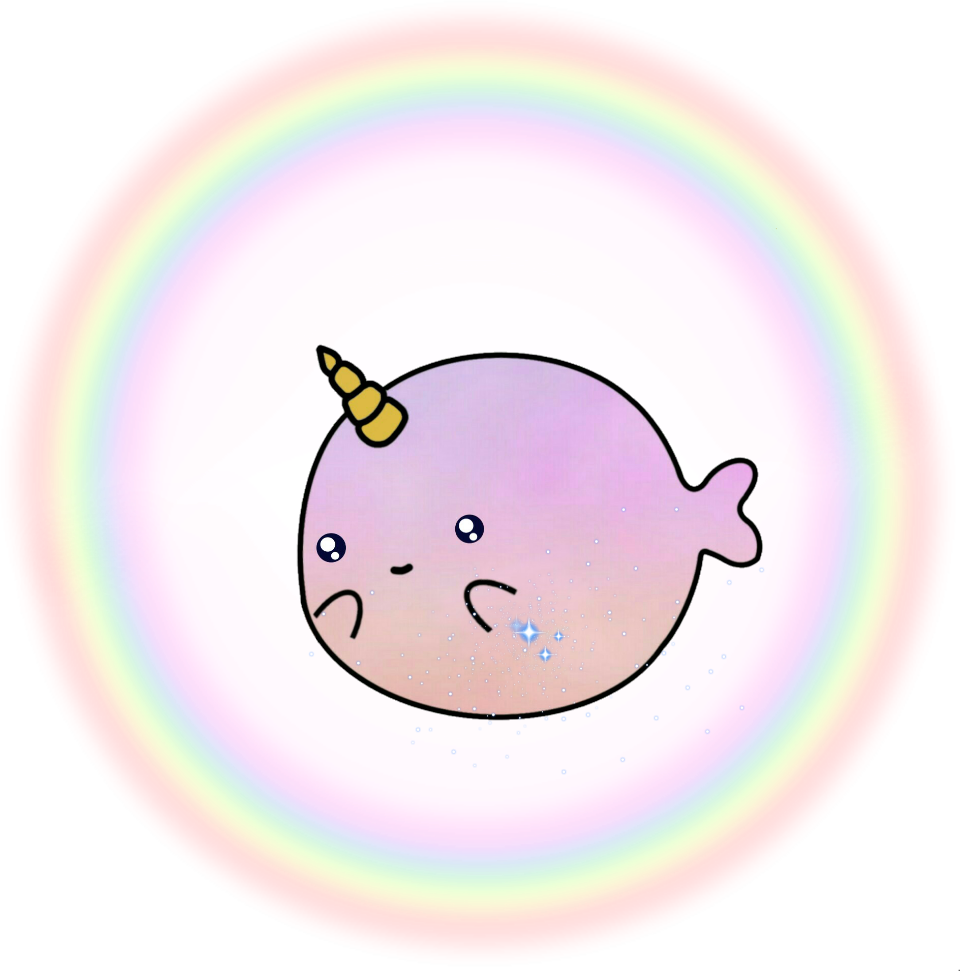 Rainbow Animated Narwhals