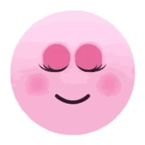 Pink Smiley Face Gif