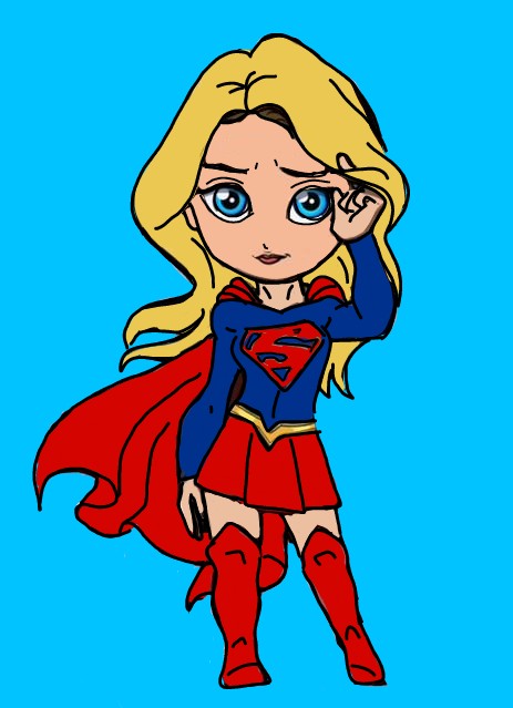 Superwoman Drawing