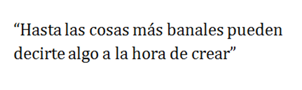 Julia Mellado: «Hasta las cosas más banales pueden decirte algo a la ...