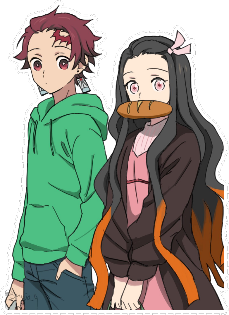 Kimetsunoyaiba Anime Nezuko Tanjirou Sticker By Melzebul The Best Porn Website