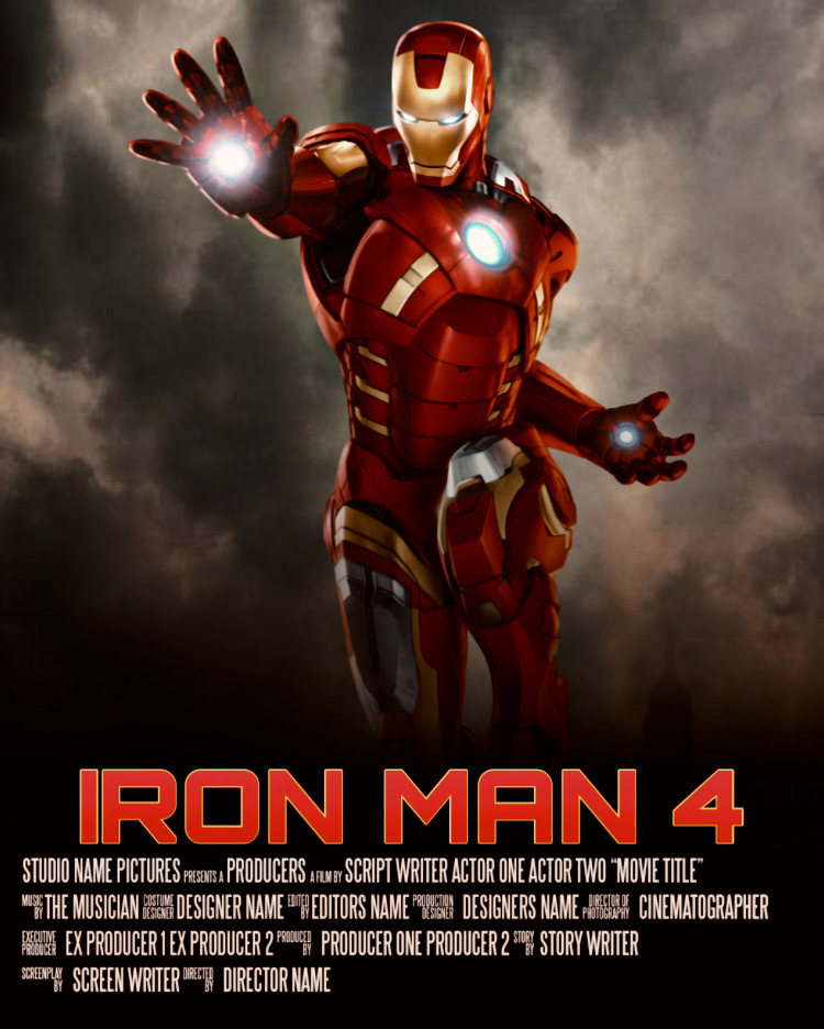 Iron Man 4 Movie Poster